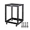 Amazon.com: RIVECO 9U Open Frame Server Rack with Casters- Heavy Duty 4 ...