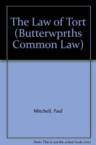 The Law of Tort (Butterworths Common Law): Grubb, Andrew: 9780406896728 ...