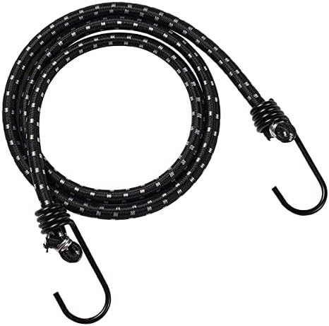 MeeTo Multipurpose Flexible Stretchable Elastic Bungee Rope with Metal ...