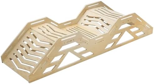 Amazon.com: GOUPRC Wood Bridge Obstacle Course Double Peaks for RC Car ...