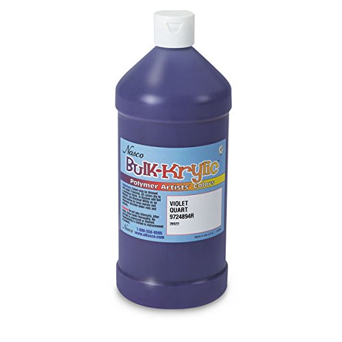 Amazon.com: Nasco 9724894(R) Bulk-Krylic Acrylic Paint, 1 Quart, Violet ...