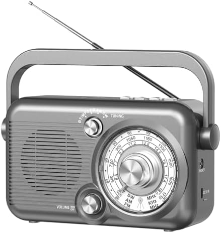 Amazon.com: UMUTOO MG004 Portable Radio AM FM SW, Retro Vintage ...
