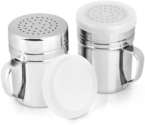 Amazon.com: Accmor 2pcs Stainless Steel Dredge, Salt Pepper Dredge ...
