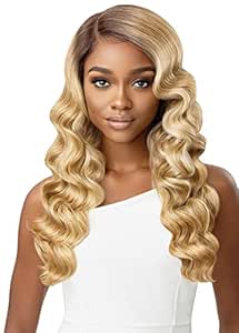 Amazon.com : Outre SleekLay Part HD Lace Front Wig LAVETTE (DRFF HONEY ...