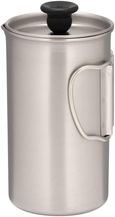 Amazon.com : Snow Peak Titanium French Press - Ultralight Coffee Maker ...