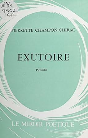 Amazon.com: Exutoire (French Edition) eBook : Champon, Pierrette ...