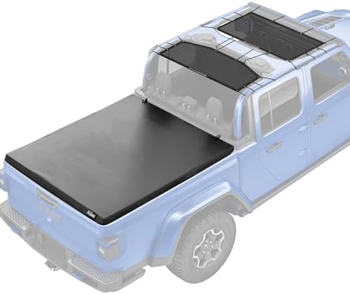 Amazon.com: Alien Sunshade Jeep Gladiator Bundle Bed Cover + Sun Shade ...