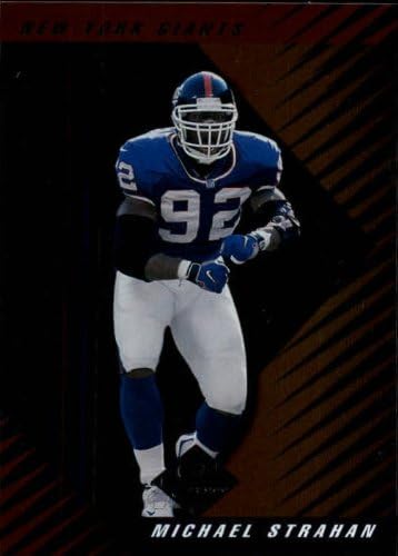 Amazon.com: 2000 Leaf Limited Football Card #8 Michael Strahan ...