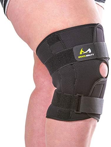BraceAbility XL Plus Size Knee Brace - Extra-Large Hinged Support ...
