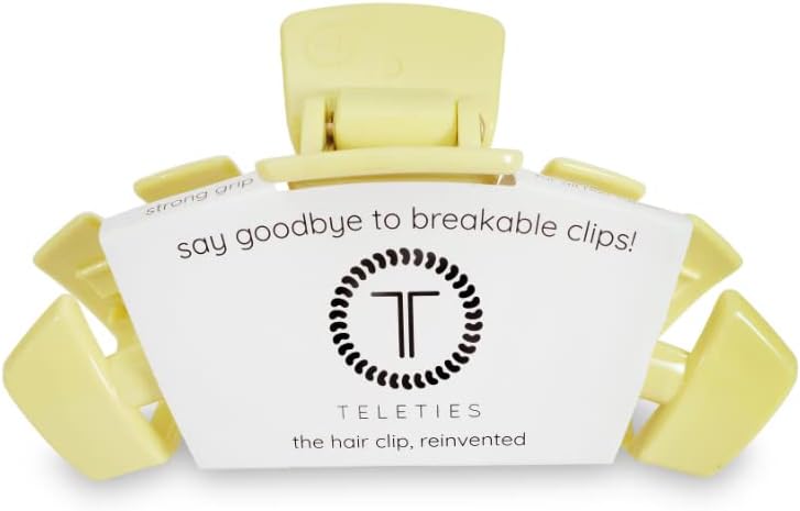 Amazon.com : TELETIES - Large Hair Clip - Spring Collection - Hair Claw ...