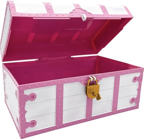 Amazon.com : Teacher Created Resources Pink and White Treasure Chest ...