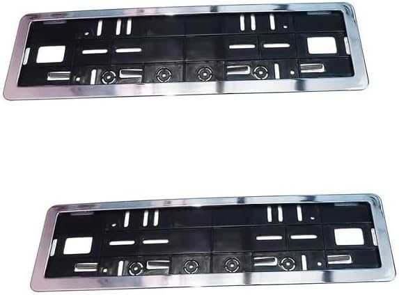 AUTONEST Heavy Quality Car Number Plate Frame |Front and Back|Set of 2 ...