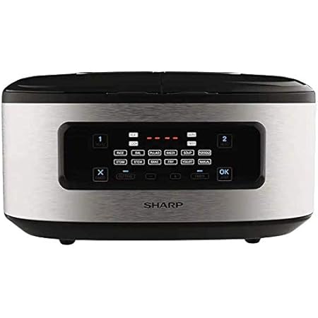 Buy SHARP 1ST Dual Pot (JAPAN TECHNOLOGY) Automatic Electric Twin ...