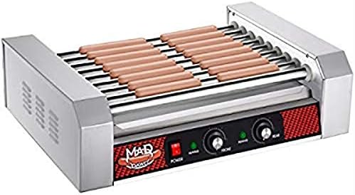 Amazon.com: Hot Dog Roller Machine - Stainless-Steel Cooker with 9 ...