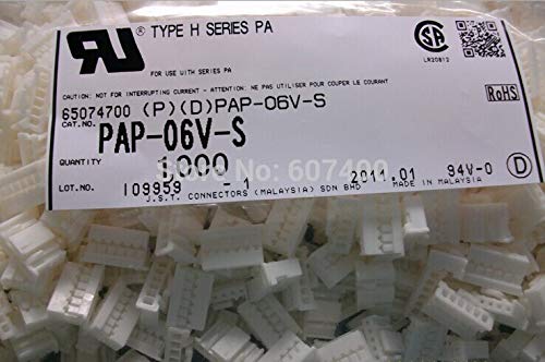 Wiring Connecting Terminals - PAP-06V-S Conn HOUSING PA 6POS 2MM White ...
