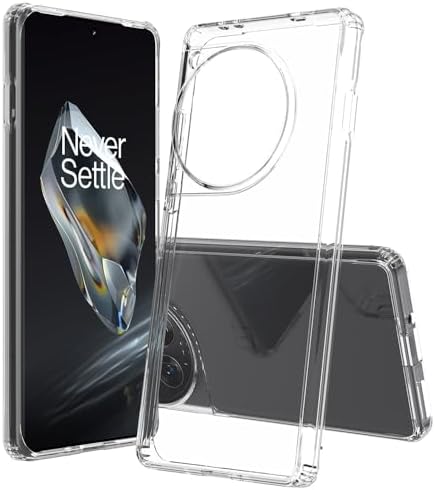 Amazon.com: Sucnakp for OnePlus 12 5G Case Premium Clear Back Panel ...
