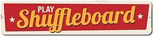 Amazon.com: Play Shuffleboard Sign, Custom Tournament Game Winner Sign ...