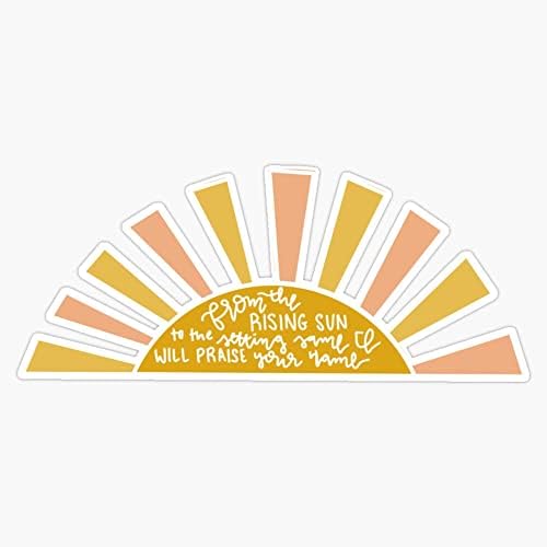 Amazon.com: Promises Boho Sun Design Sticker Bumper Sticker Vinyl Decal ...