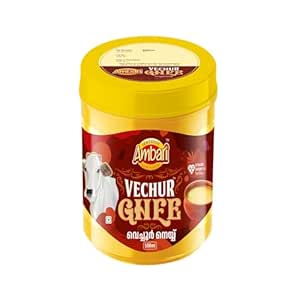 Ambari Vechur CowGhee 500ml | Pure Desi A2 Ghee | Grass-Fed & Hormone ...