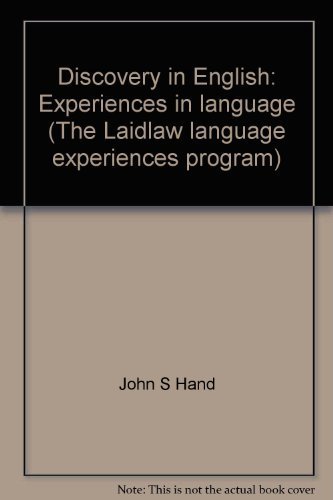 Discovery in English: Experiences in language (The Laidlaw language ...
