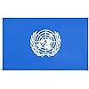 Amazon.com : United Nations (UN) Flag Banner Polyester NEW World USA ...