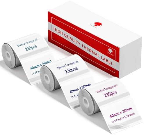 Amazon.com: M110 Labels Compatible with Phomemo M110/M120/M200/M205 ...
