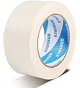 KIWIHUB Black Painter's Tape,2" x 60 Yards - 14 Day Easy Removal Decorative Masking Tape for ...