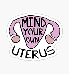 Amazon.com - Mind Your own Uterus - Sticker Graphic - Auto, Wall ...