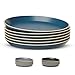 Amazon.com | KooK Dinner Plates, Ceramic Round Kitchen Dinnerware Set ...