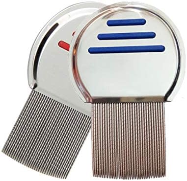 Amazon.com : 2 Pcs Stainless Steel Lice & Dandruff Comb,Fine Tooth Comb ...