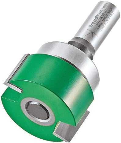 Trend CraftPro Two Flute Intumescent Recessing Router Cutter Bit, 1/2 ...