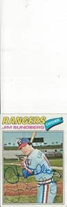 Jim Sundberg 1977 Topps Autograph #351 Rangers - Baseball Slabbed ...