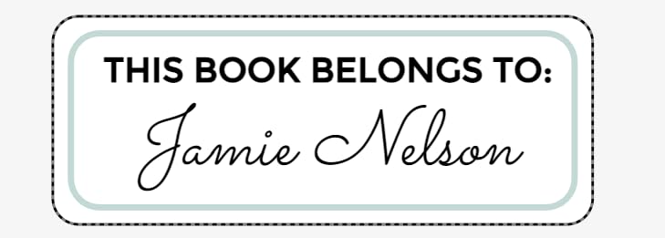 Amazon.com: Personalized Classroom Labels, Personalized This Book ...