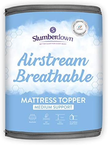 Slumberdown Airstream Memory Cool Mattress Topper Single Bed - 4cm ...