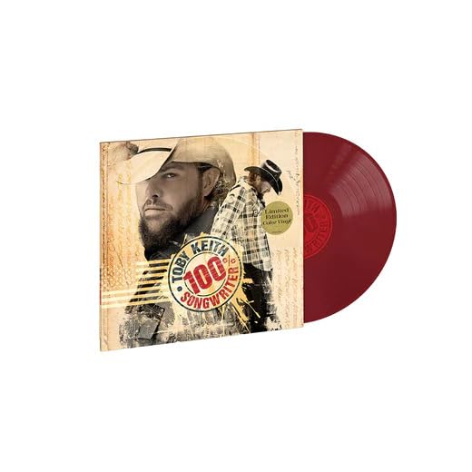 Amazon.com: Toby Keith - 100% Songwriter - Red Vinyl - LP [Vinyl]: CDs ...
