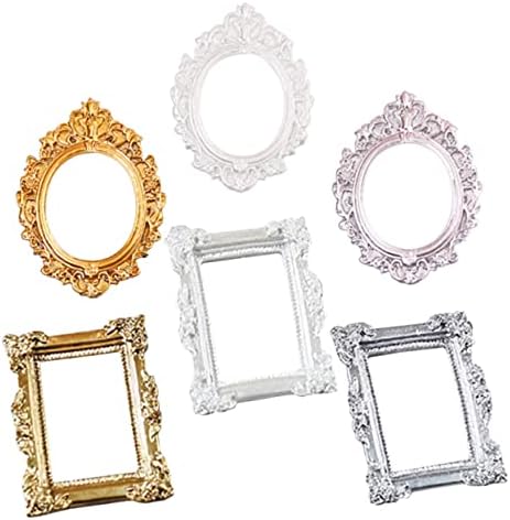 Amazon.com - Kisangel 5Pcs Mini Vintage Picture Frame Small Retro ...
