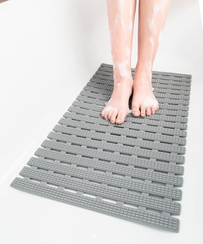HITSLAM Bath Mat Non Slip Anti Mould, 68x38CM Shower Mats for Inside ...