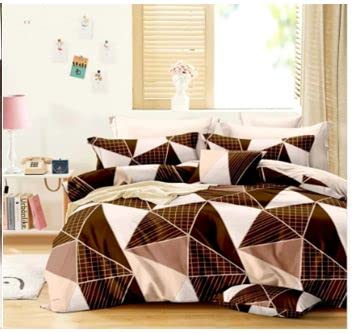 Geometric Print Bed Sheet Pack of 2 : Amazon.in: Home & Kitchen
