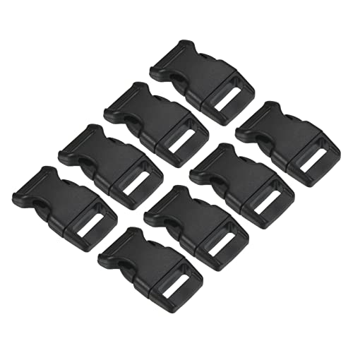 PATIKIL Plastic Buckles, 8 Pack Quick Side Release Clips for Strap ...