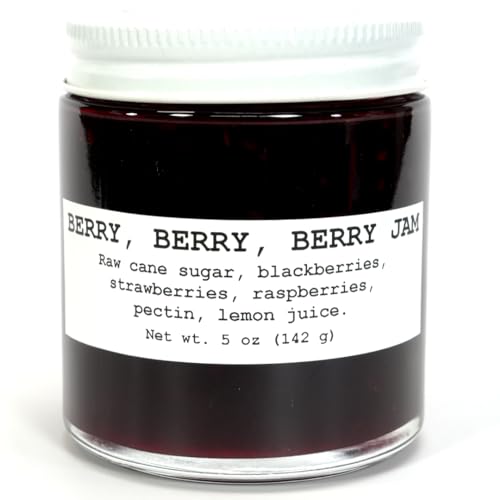 Amazon.com: Berry Berry Berry Jam, 5 oz - Craft, Gourmet, Unusual Jams ...