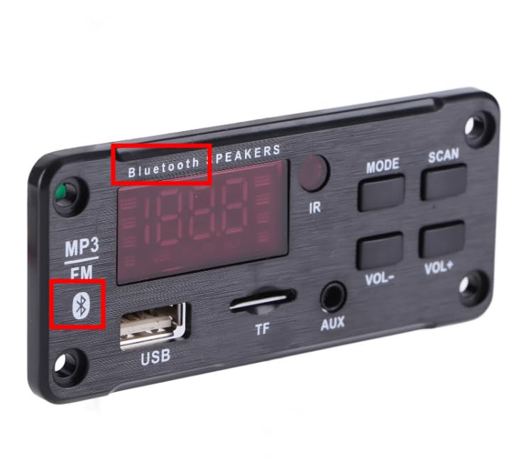 Amazon.com: DC 6V‑12V Bluetooth Decoder Board,KIMISS Bluetooth 5.0 MP3 ...