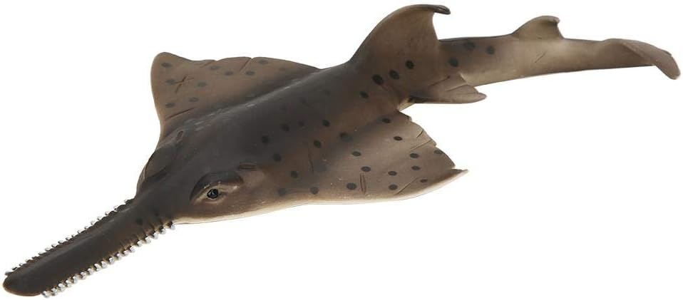 Tnfeeon Sea Fish Model, Realistic Sea Fish Figurine Toy Big Saw Fish ...