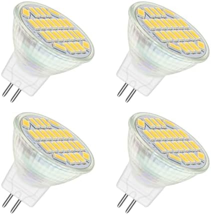 Akynite MR11 GU4 12V LED 4W Neutralweiß 4000K, 120 Grad, 400LM, 35mm ...