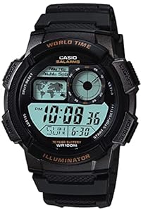 Buy Casio Men Resin Youth-Digital Grey Dial Watch-Ae-1000W-1Avdf (D080), Band Color-Black at ...
