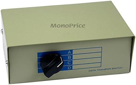 Amazon.com: Monoprice 101348 DB15 ABCD 4 Way Switch Box : Electronics