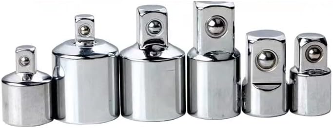 6 Pcs Square Impact Socket Adapters Converter Reducer Sets 1/4", 3/8 ...