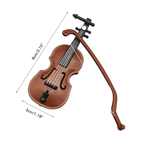 Tixiyu Miniature Violin with Bow Stand Support Worlds Smallest Violin ...