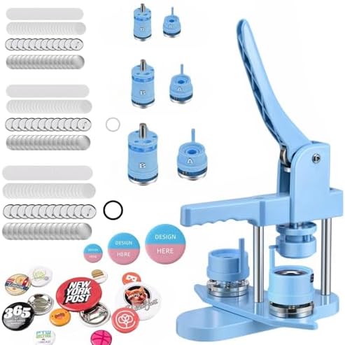 Amazon.com: Alldeer ButtonMaker Machine 1+1.25 inch, Button Press ...