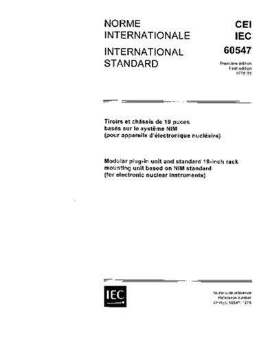 IEC 60547 Ed. 1.0 b:1976, Modular plug-in unit and standard 19-inch ...