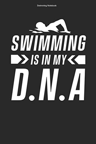 Swimming Notebook: 100 Pages | Lined Interior | Swim Breathe Hobby ...